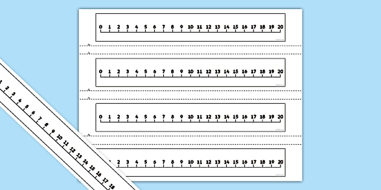 Number Line 0 - 20 | Math Resources | Twinkl USA - Twinkl