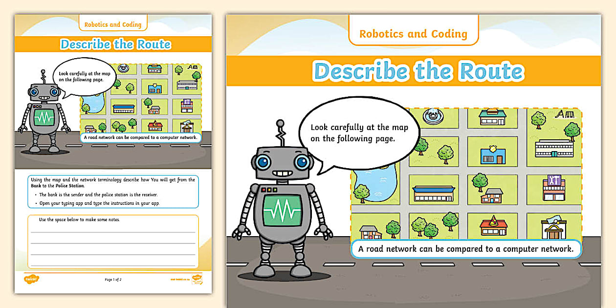 Robotics And Coding Algorithms Networks Follow The Route