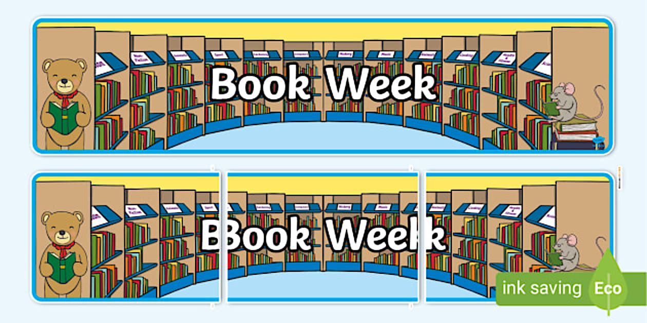 Book Week Display Banner (teacher made) - Twinkl