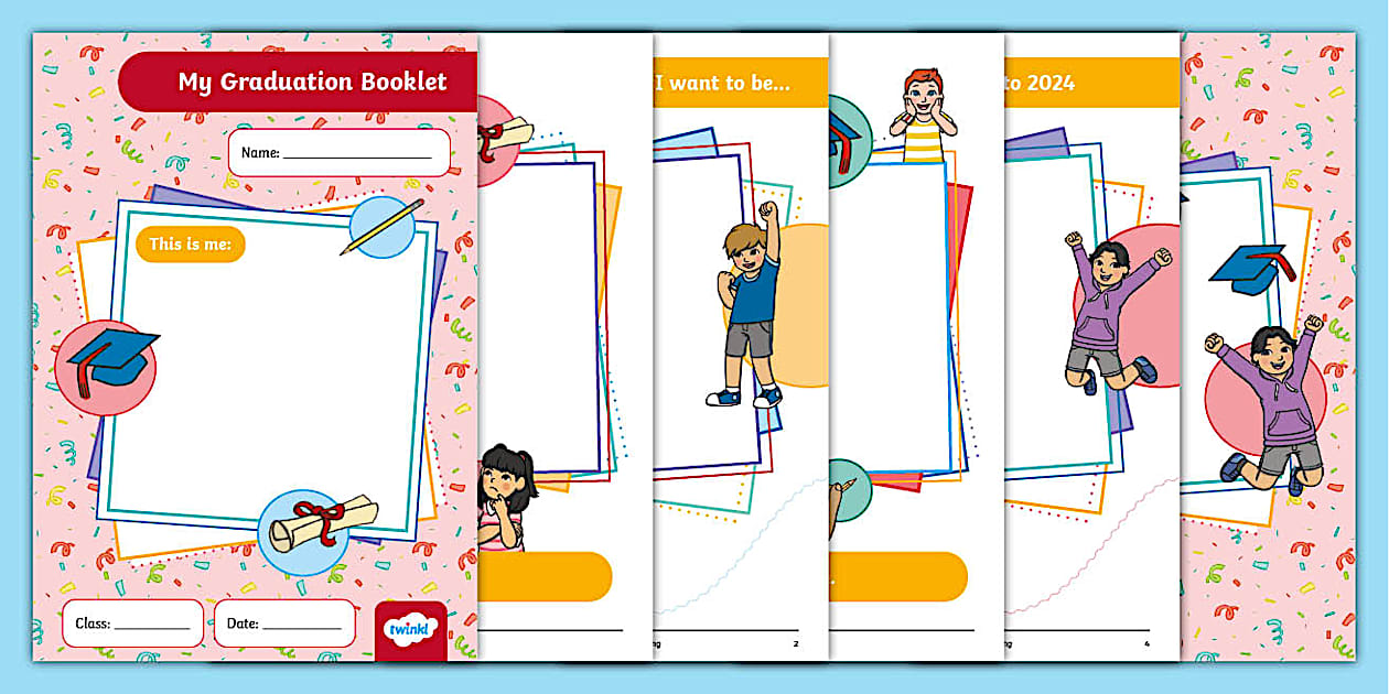 Graduation Booklet - Kindergarten (Teacher-Made) - Twinkl