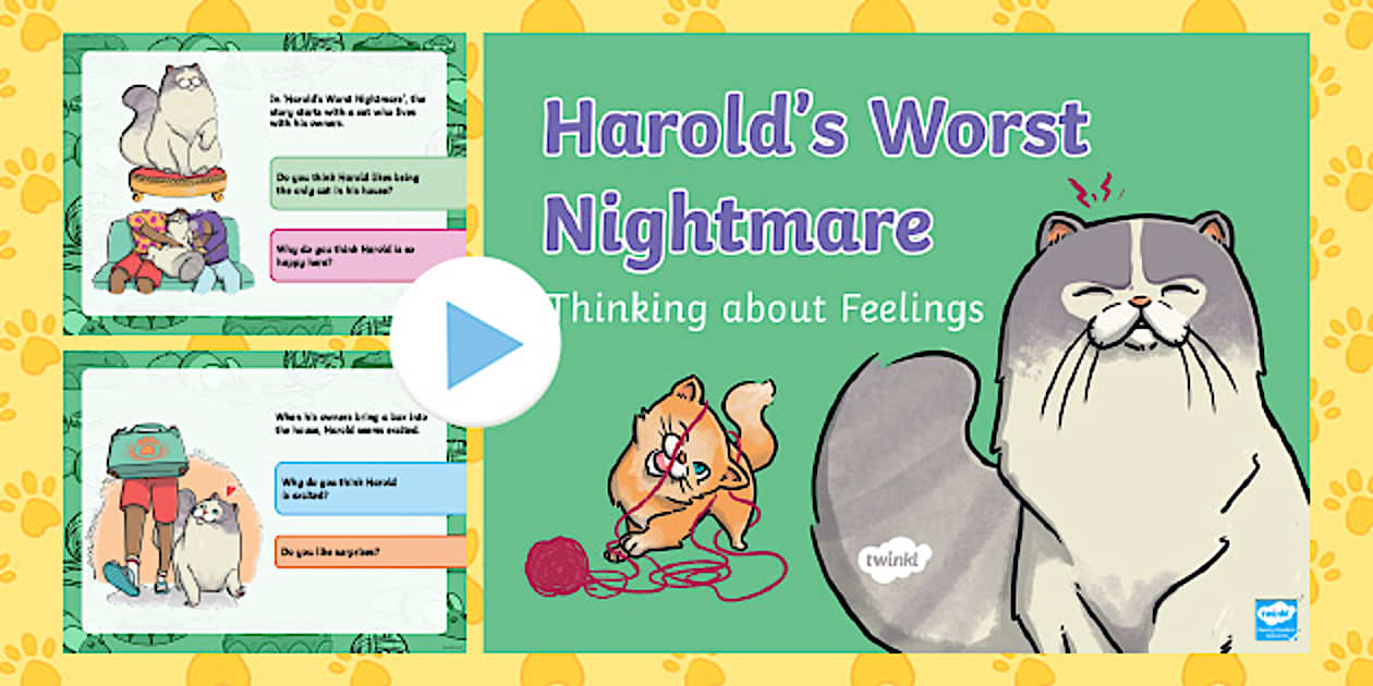 Harold's Worst Nightmare PSHE PowerPoint (teacher made)