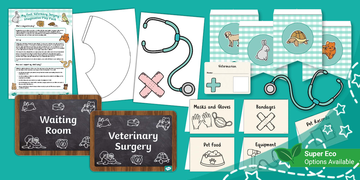 My First Veterinary Surgery Imaginative Play Pack - Twinkl