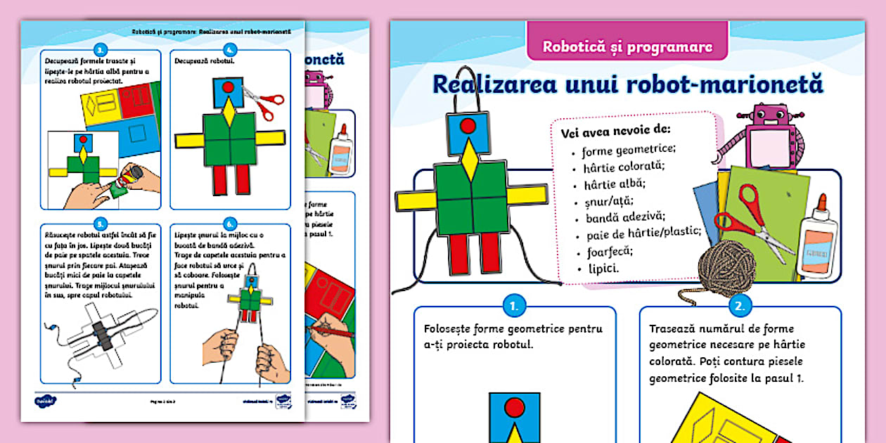Robotică și programare – Realizarea unui robot-marionetă