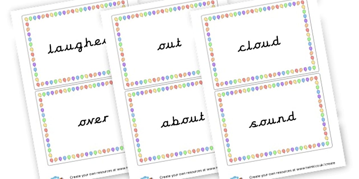 Alternative 'ou' words (teacher made) - Twinkl