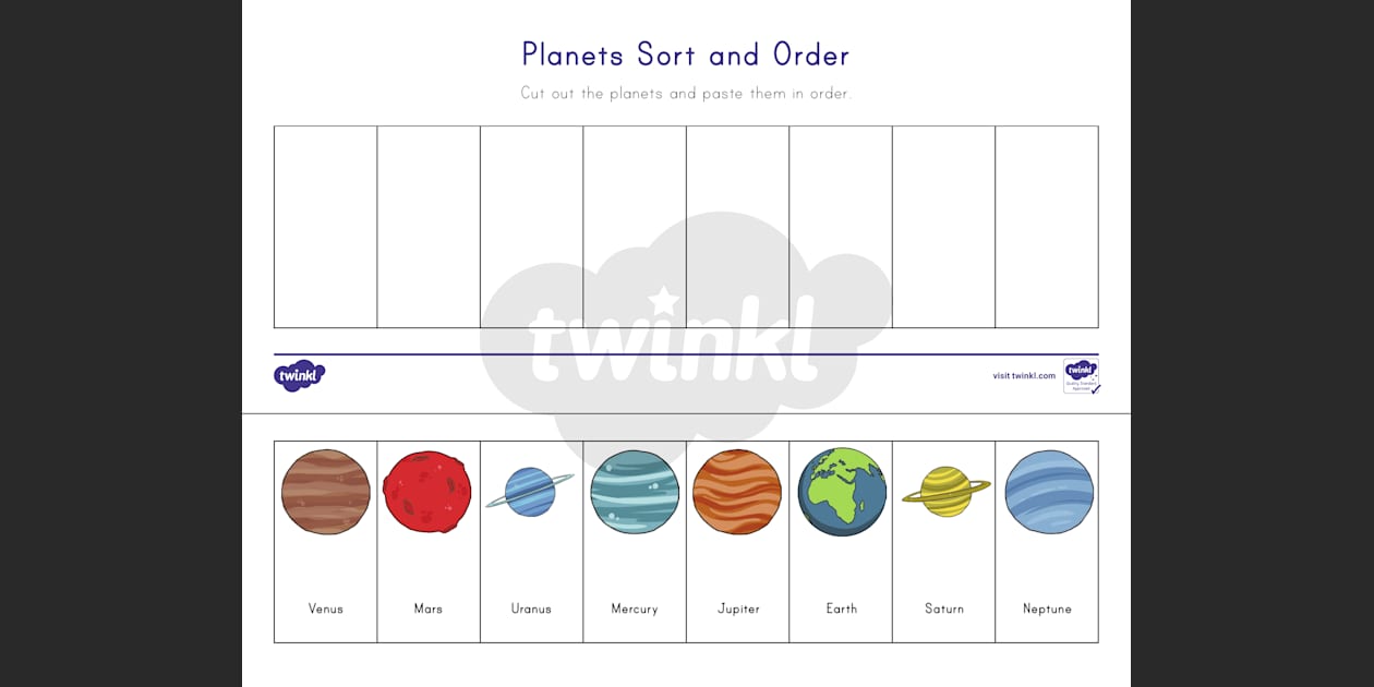 solar system sort