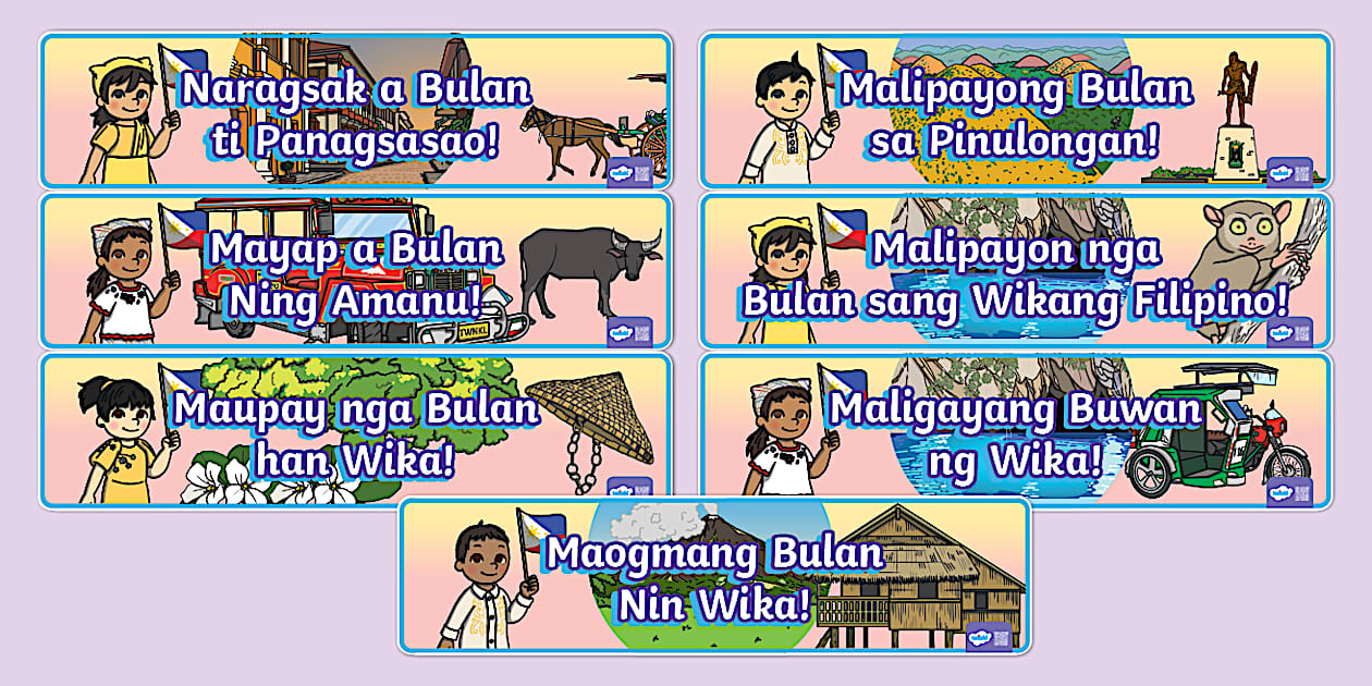 Buwan ng Wika Banners | Pre-K - Grade 1 | Twinkl - Twinkl