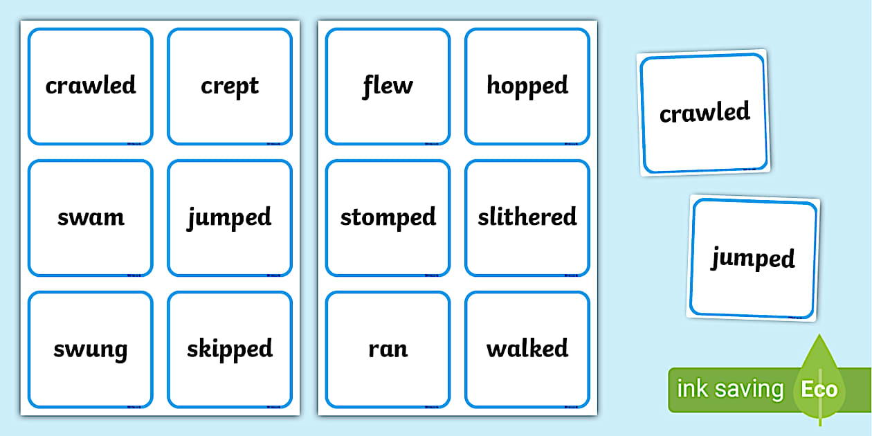 Verb Cards