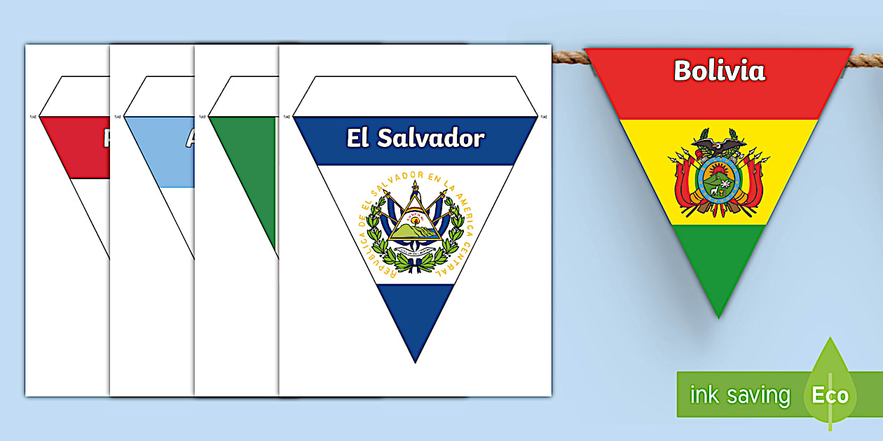 Hispanic Heritage Month Flag Bunting | Banner | Twinkl