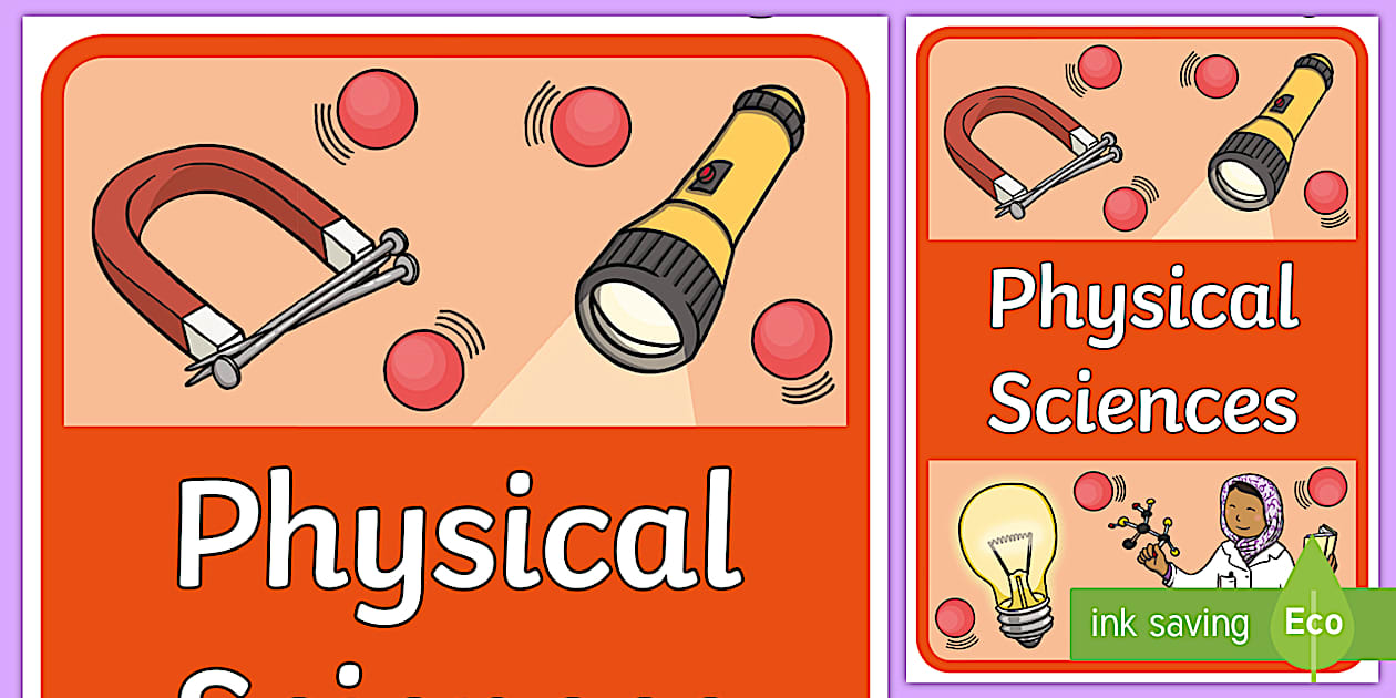 Physical Sciences Book Cover (teacher made) - Twinkl