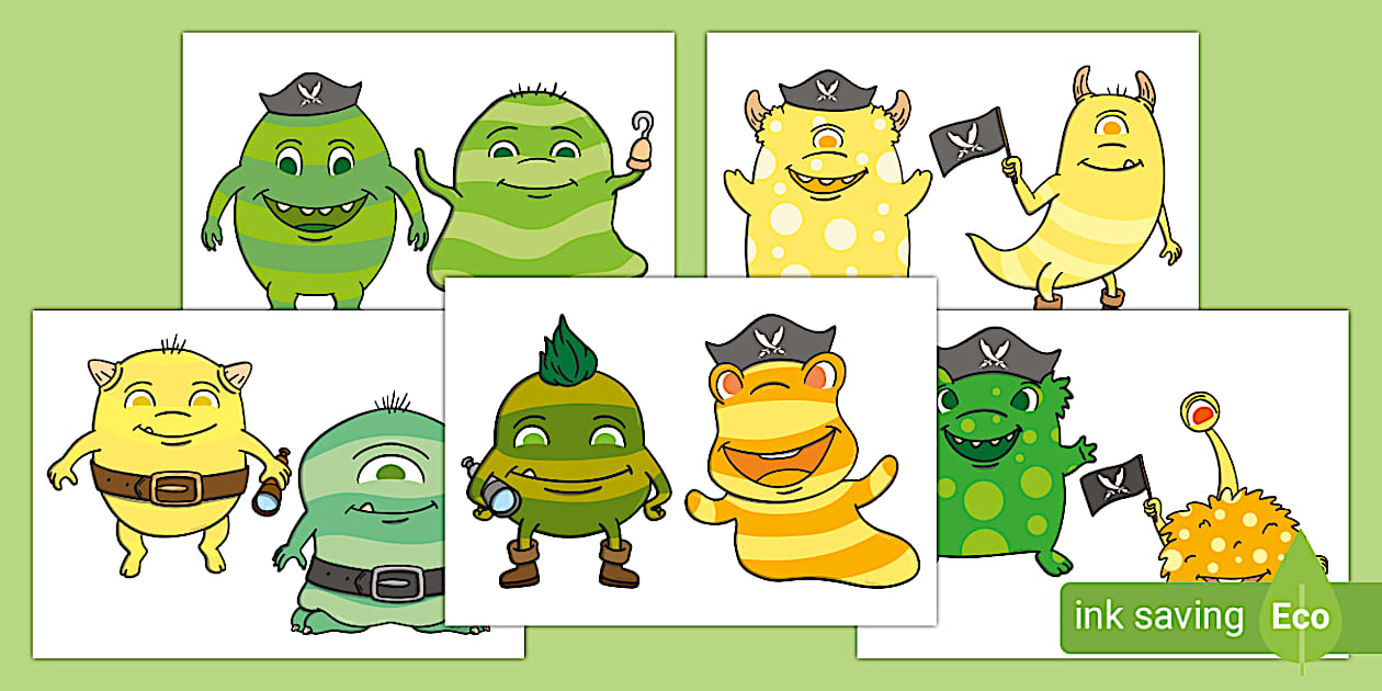 👉 A Fun Pirate Monster Sorting Activity | Twinkl | EYFS
