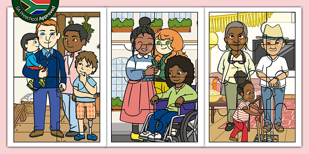 Preschool: All About Me- My Family Jigsaw Puzzles