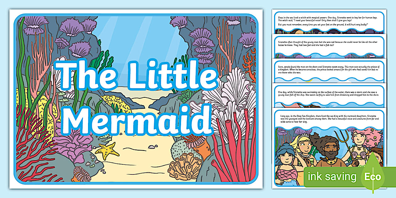 The Little Mermaid Story (teacher made) - Twinkl