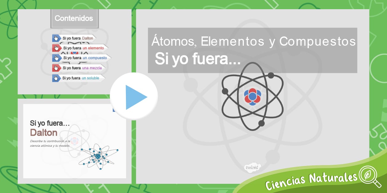 PowerPoint | Química | Átomos | Elementos | Compuestos