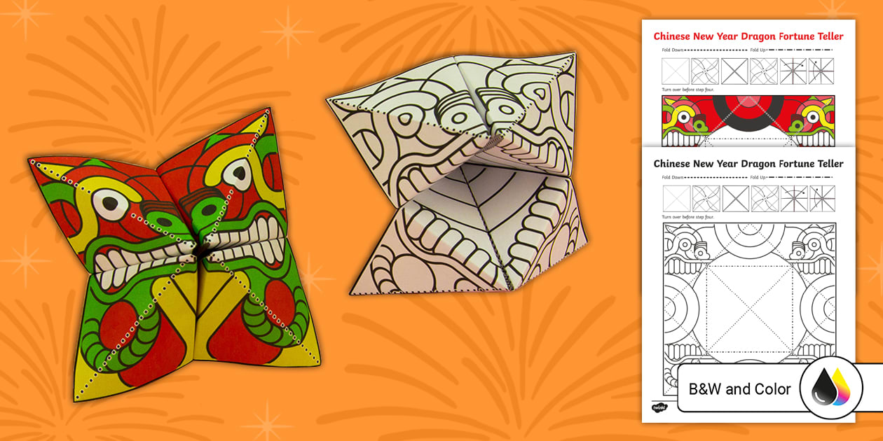 Chinese New Year Dragon Craft | Twinkl USA (Teacher-Made)