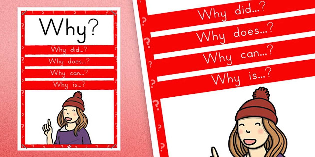 Why? Question Poster (teacher made) - Twinkl