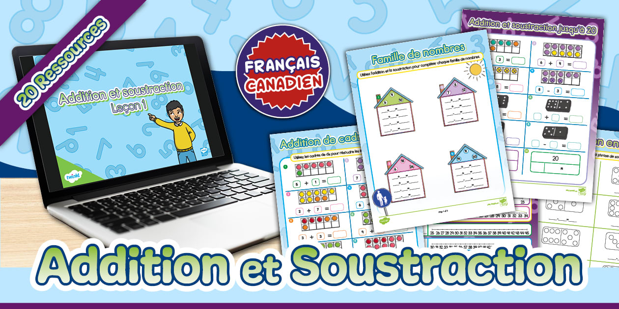 Grade 1 Addition and Subtraction Teaching Pack French
