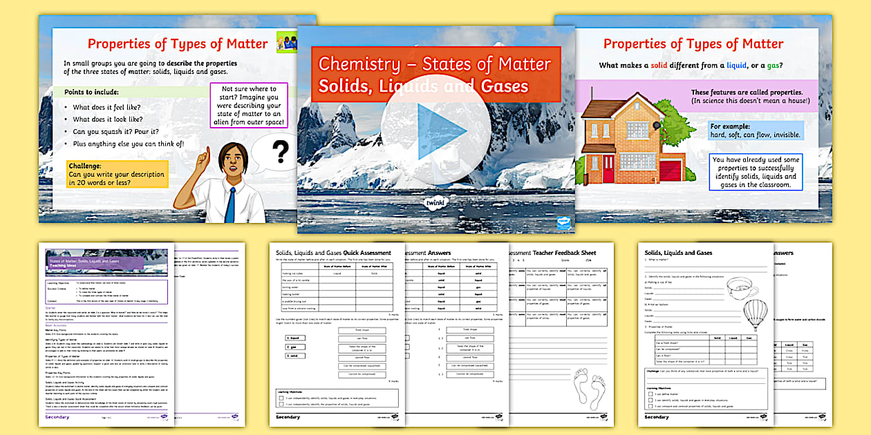 States of Matter Lesson Pack: Lesson 1 | Beyond Science