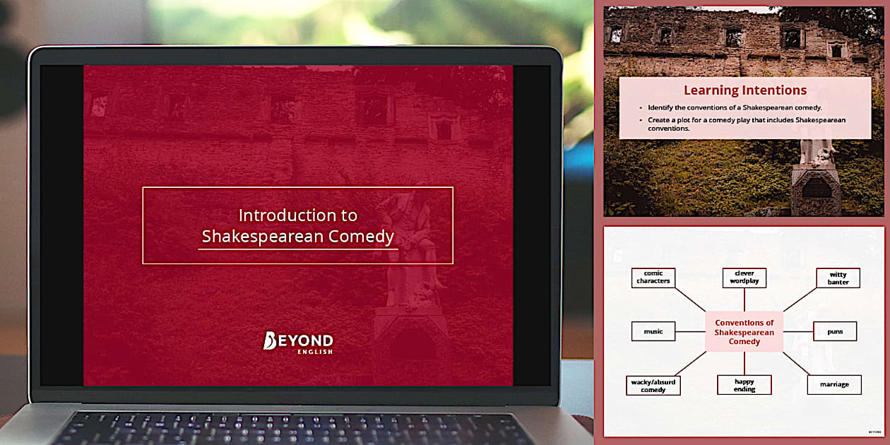 Introduction to Shakespearean Comedy PowerPoint - Twinkl