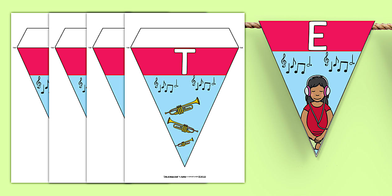 Cursive Listening Area Display Bunting - Twinkl