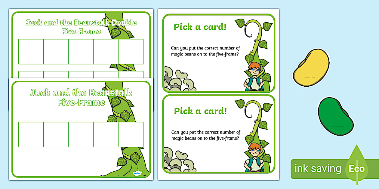 Jack and the Beanstalk Five Frame Activity Sheets - Twinkl