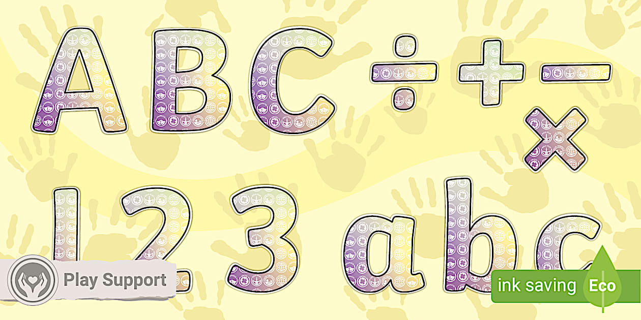 Me in My World Lettering (teacher made) - Twinkl