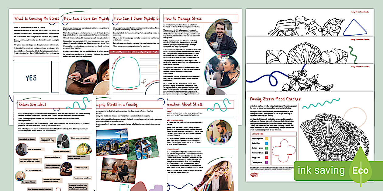 Dealing With Family Stress Resource Pack | Family Wellbeing
