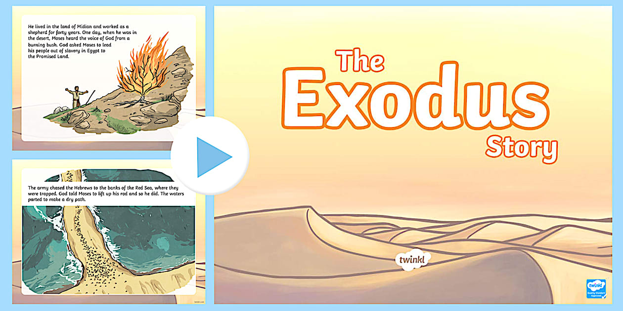 The Exodus Story PowerPoint | The Story of Moses - Twinkl
