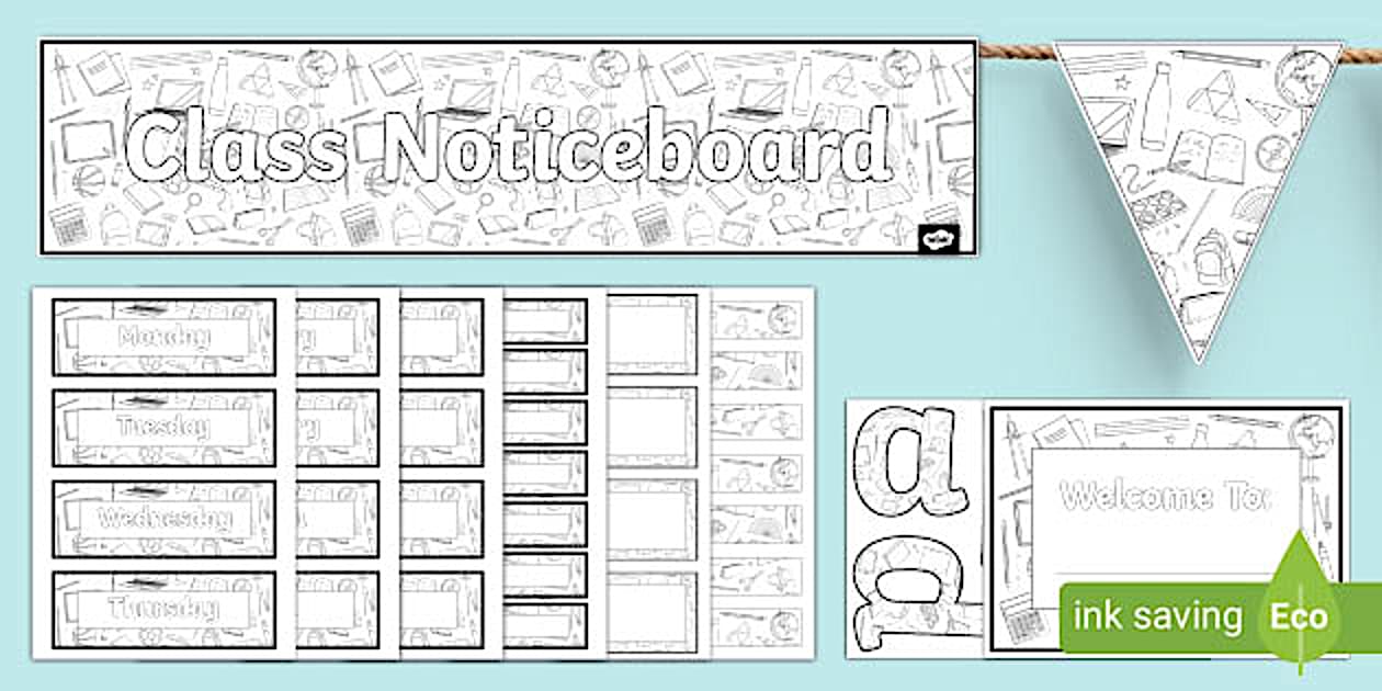 Oodles of Doodles Classroom Organisation Display Pack