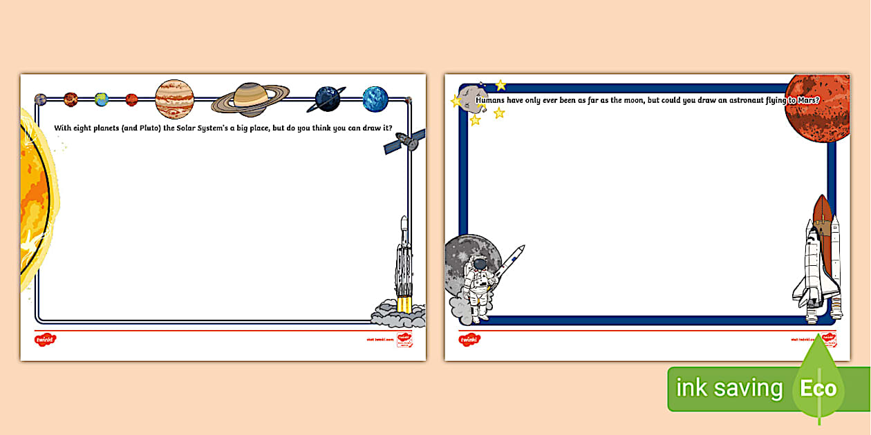 Solar System Drawing Prompts - Twinkl