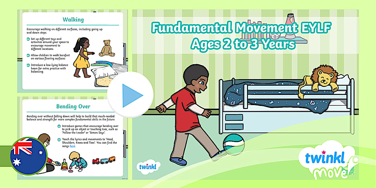 Fundamental Movement Presentation 2 to 3 Years - Twinkl