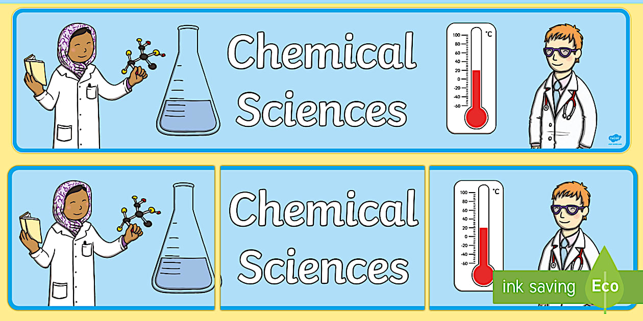 Chemical Sciences Display Banner - Twinkl