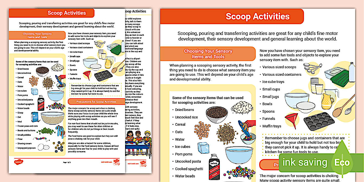 Scoop Activities (teacher made) - Twinkl