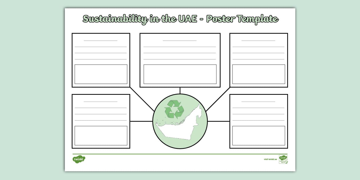 Sustainability in the UAE Activity Sheet (teacher made)