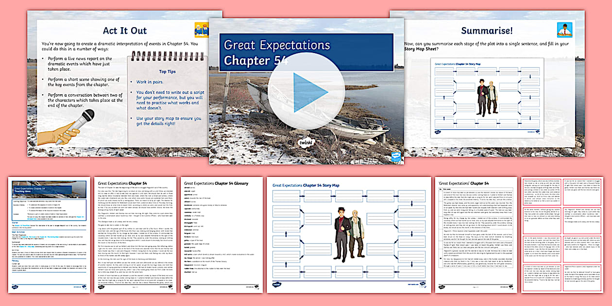 Great Expectations Chapter 54 Lesson Pack (Teacher-Made)