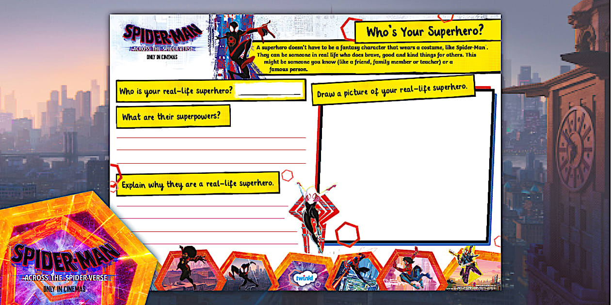 FREE! - Spider-Man™: Who's Your Superhero? Activity Sheet