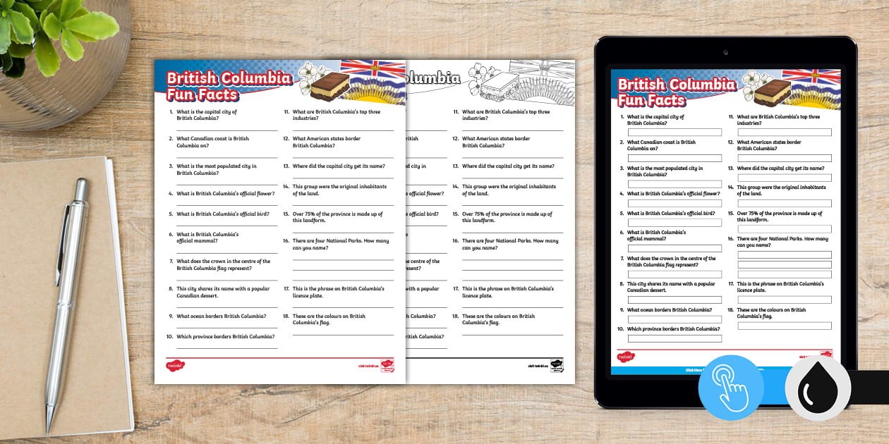 British Columbia Fun Facts Quiz Intermediate
