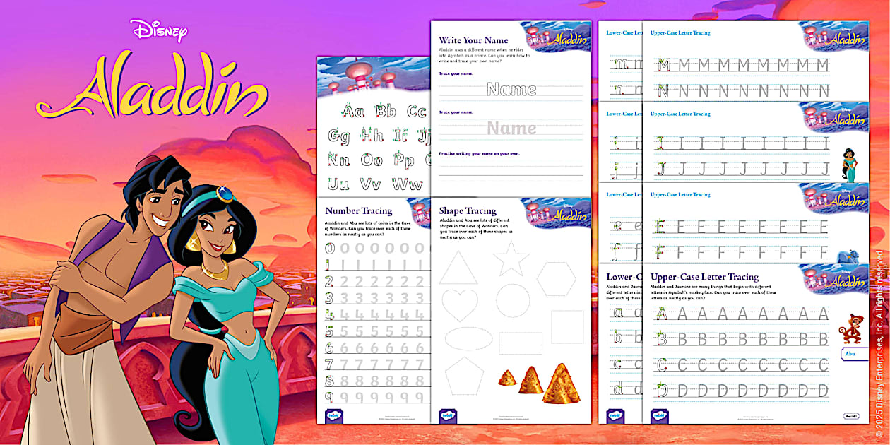 Aladdin: Handwriting Pack