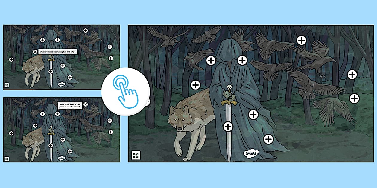 Creative Writing Stimulus Horror Hotspots - Twinkl