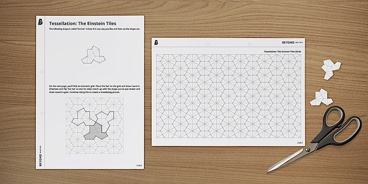 👉 *NEW* Tessellation: The Einstein Tiles | KS3 Geometry | Beyond
