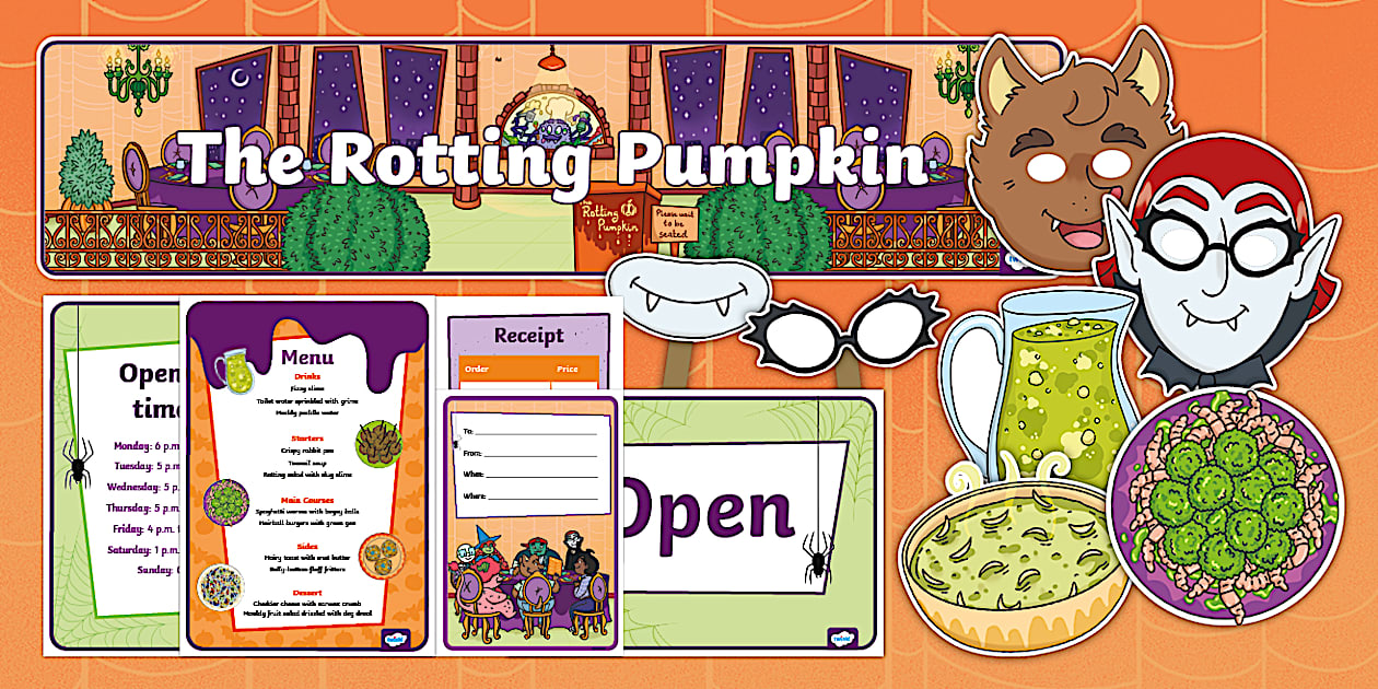 Halloween Restaurant Role-Play Pack