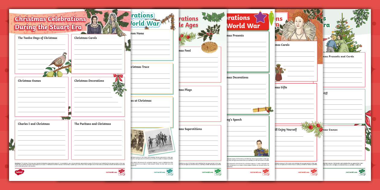 Christmas Celebrations Throughout British History Fact File