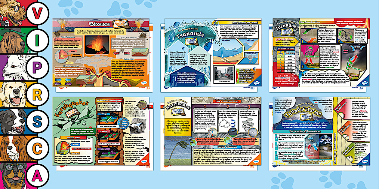 LKS2 The Power of Nature Infographic Reading Comprehension
