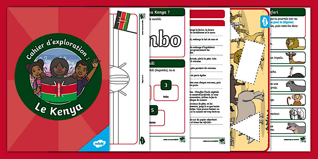 Cahier d'exploration - Le Kenya