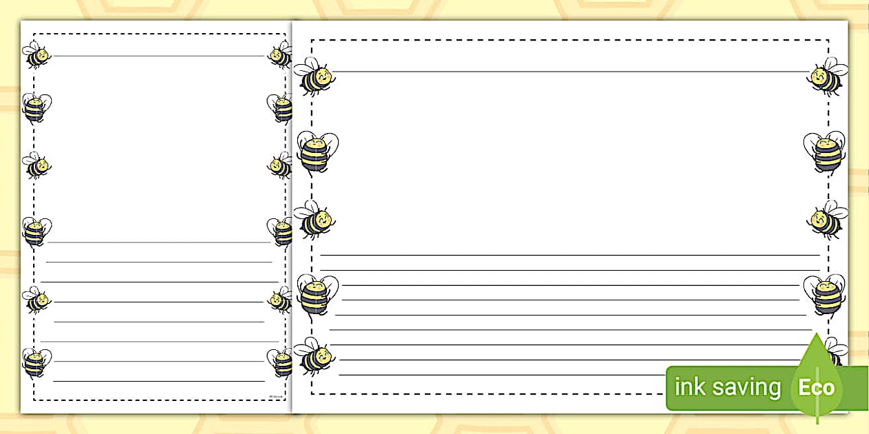 World Bee Day (Writing Frames) (teacher made) - Twinkl
