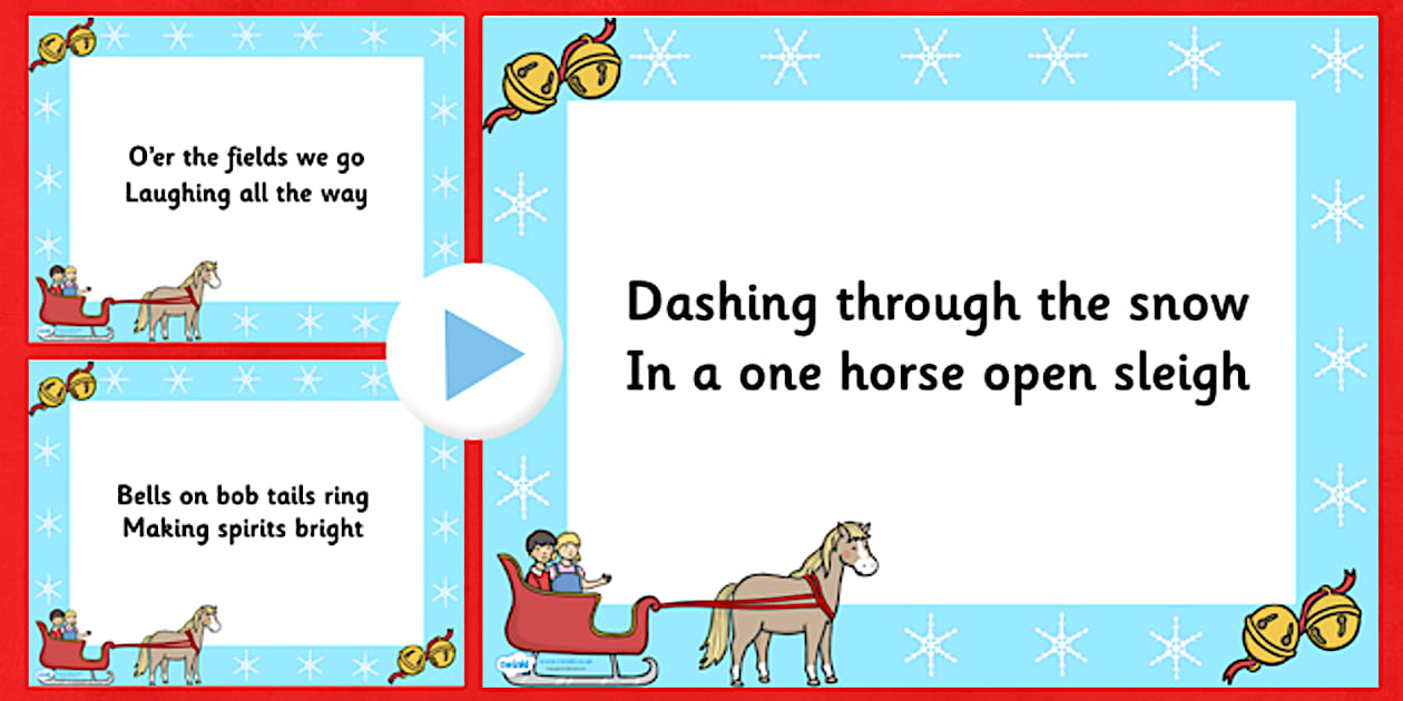 PowerPoint : Jingle Bells - Anglais LV (teacher made)