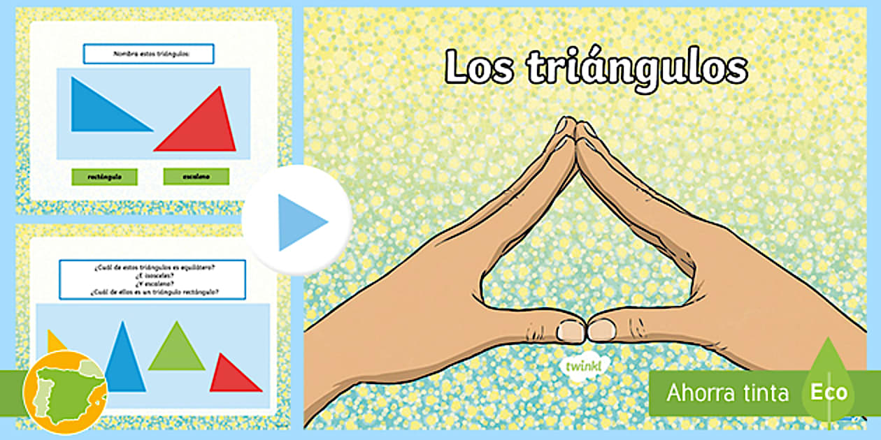 Presentación: Los triángulos (teacher made) - Twinkl