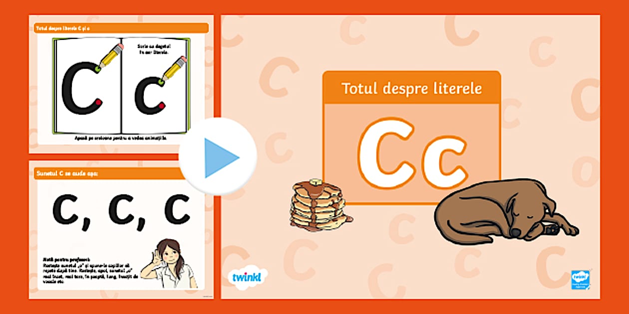 Totul despre litera C – Prezentare PowerPoint - Twinkl