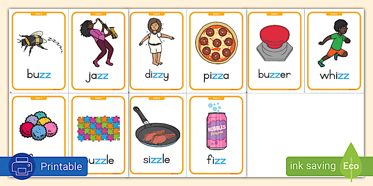 ZZ Phonics Flashcards - Twinkl South Africa