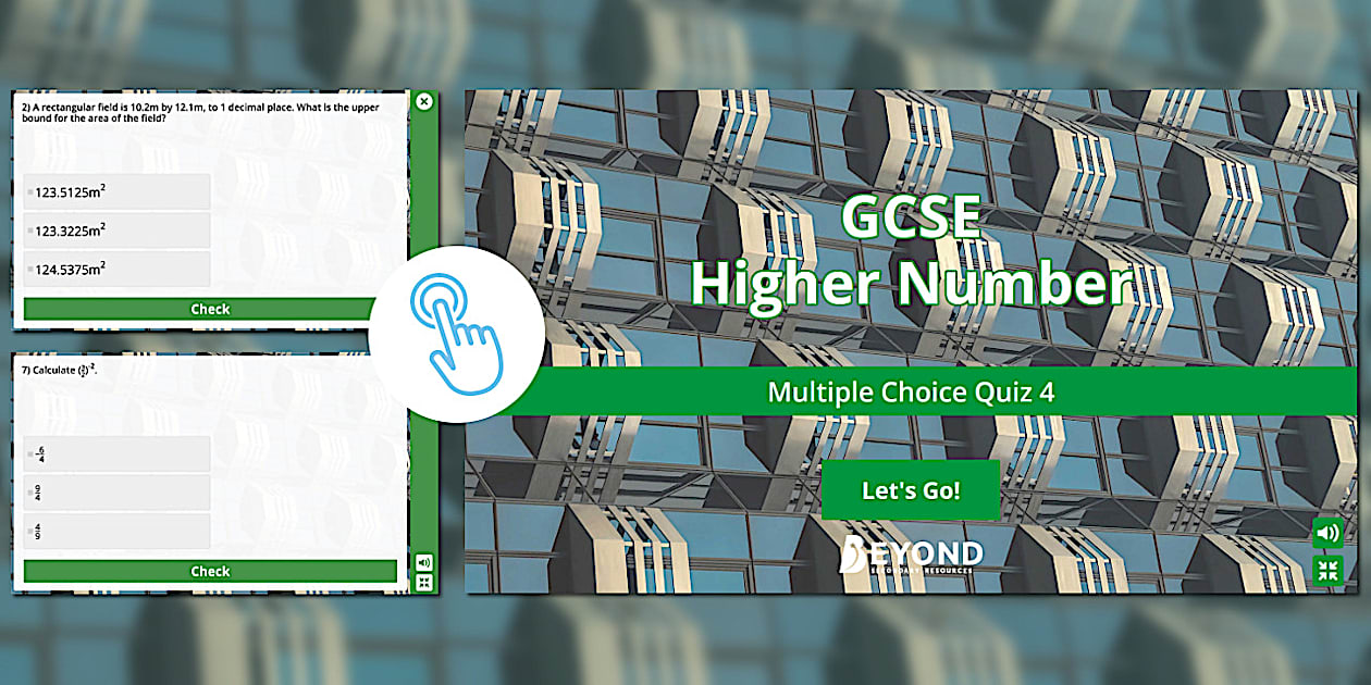 Higher Multiple Choice Questions: Number Set 4 | KS4 Maths