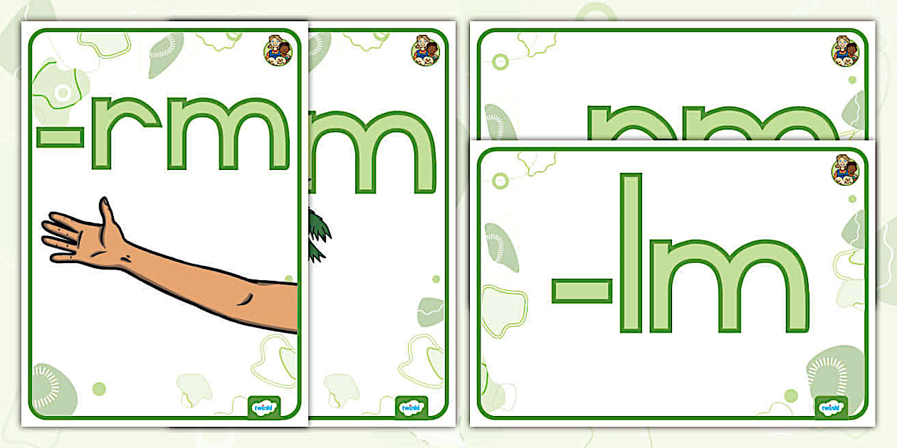 Graad 3 Klanke: Plakkate lm, -rm (Teacher-Made) - Twinkl